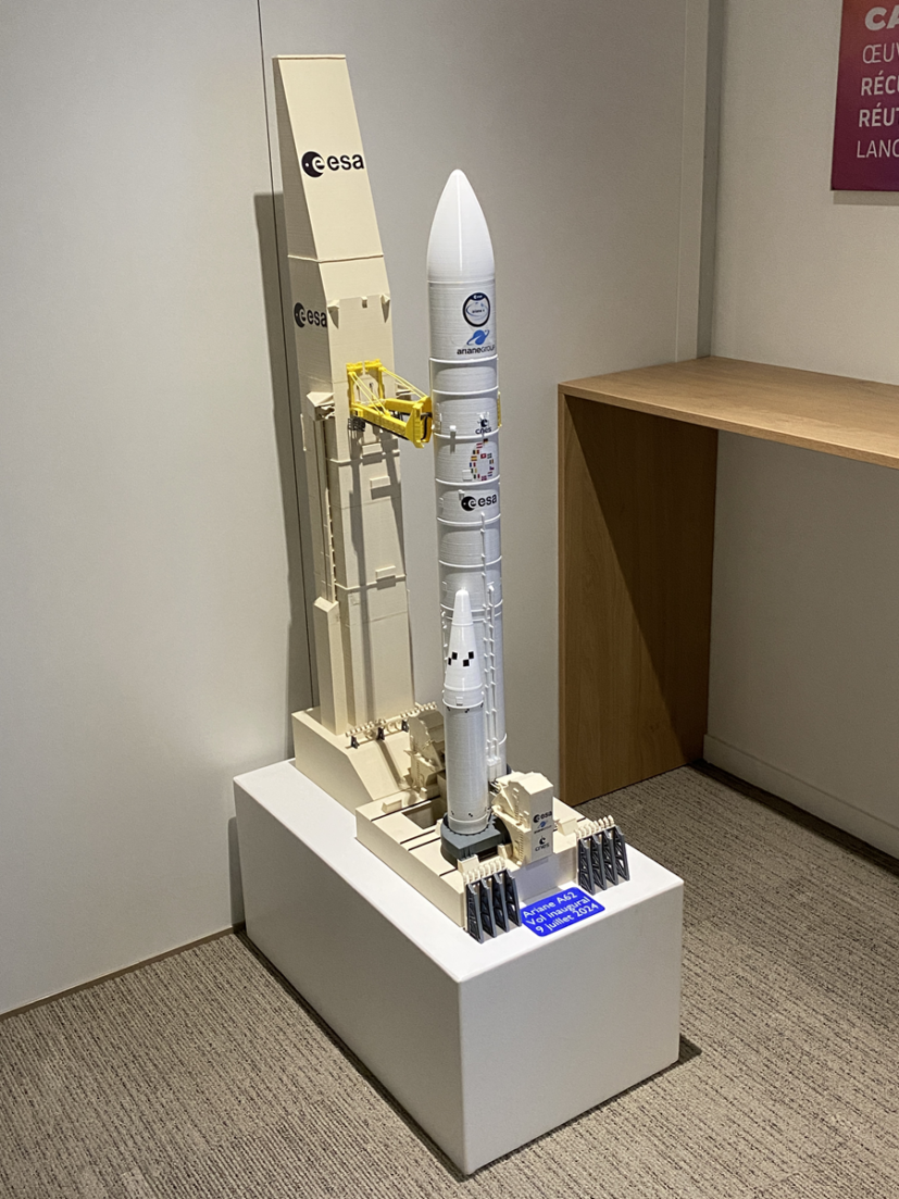 Printed ARIANE 6 for CNES - Chronic3D